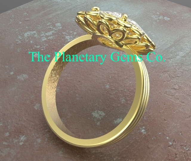 Astrological, Jyotish gemstones rings per Vedic astrology and Ayurveda